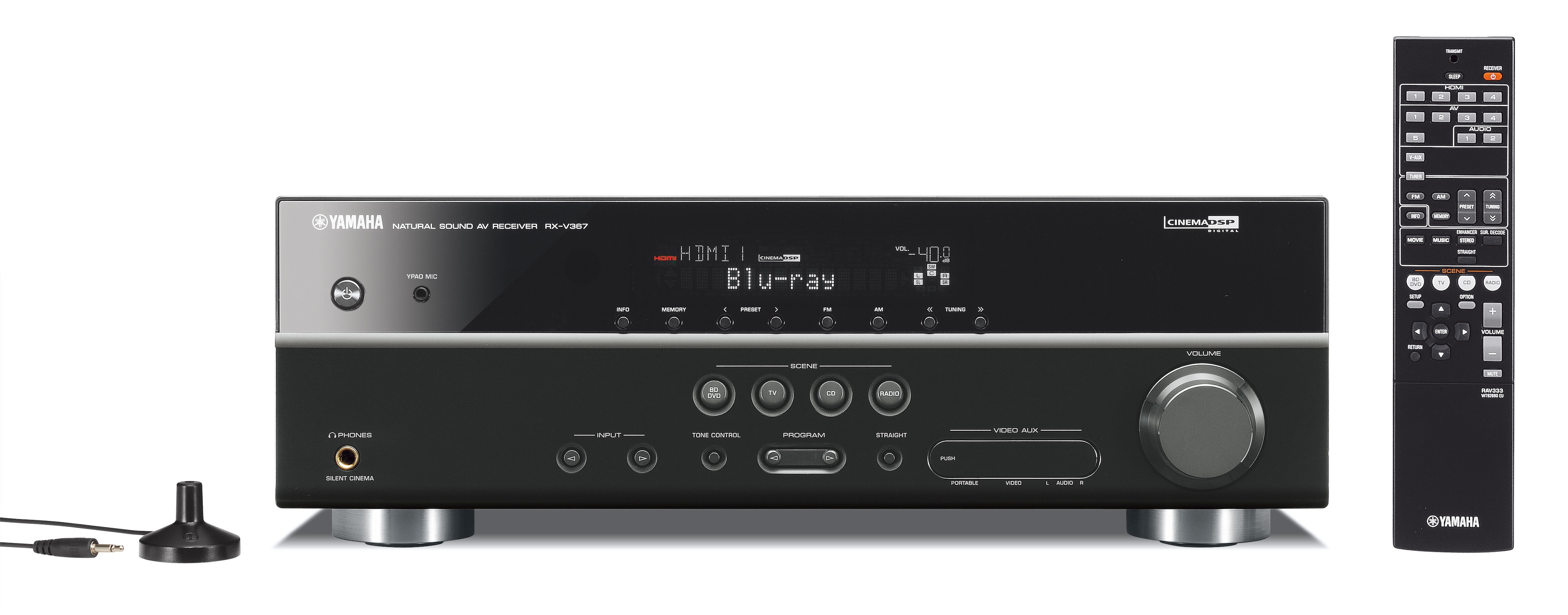 RX-V367 - Specs - AV Receivers - Products - Home Audio - Audio - Yamaha - Other European ...