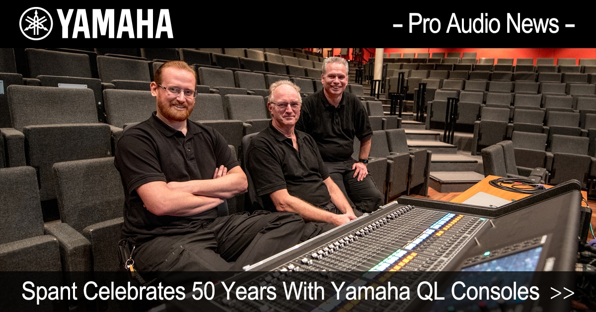 Spant Celebrates 50 Years With Yamaha QL Consoles