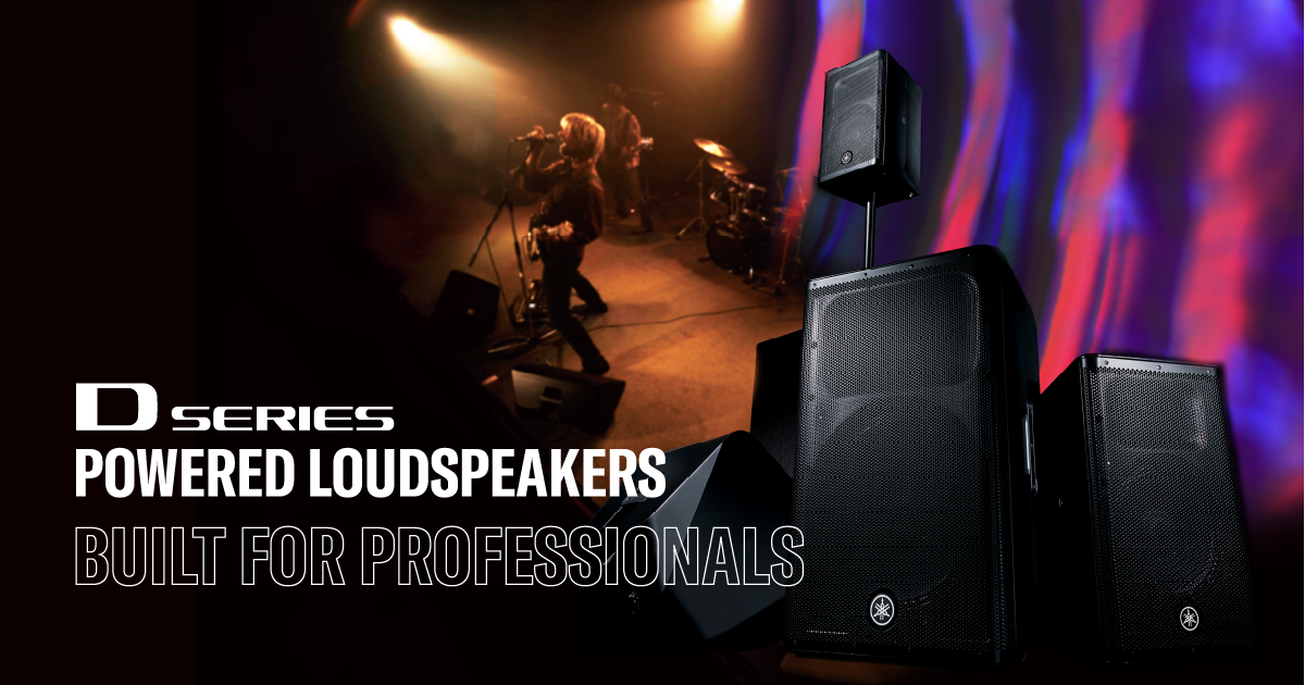 D-SERIES POWERED SPEAKER SYSTEM DESIGNED FOR PROFESSIONALS